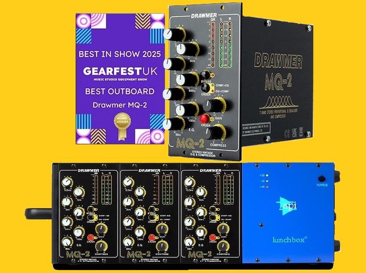 Stereo equaliser and compressor Drawmer MQ-2 wins at Gearfest UK 2025 | AVC Group