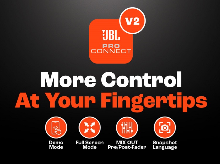 JBL Pro Connect App V2 for JBL portable PA speakers and systems | AVC Group