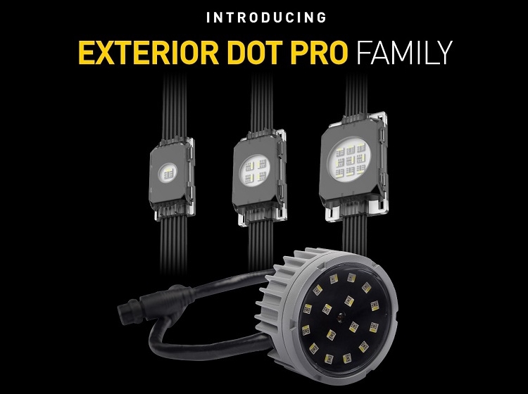 Martin introduces Exterior Dot Pro outdoor-rated RGBW LED dot family ...