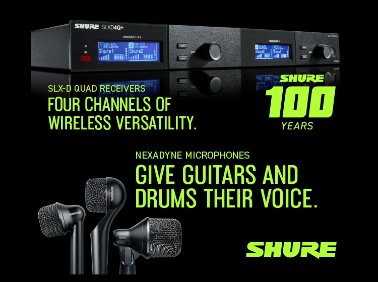 Shure celebrates 100 years of Extraordinary Sound with four new ...