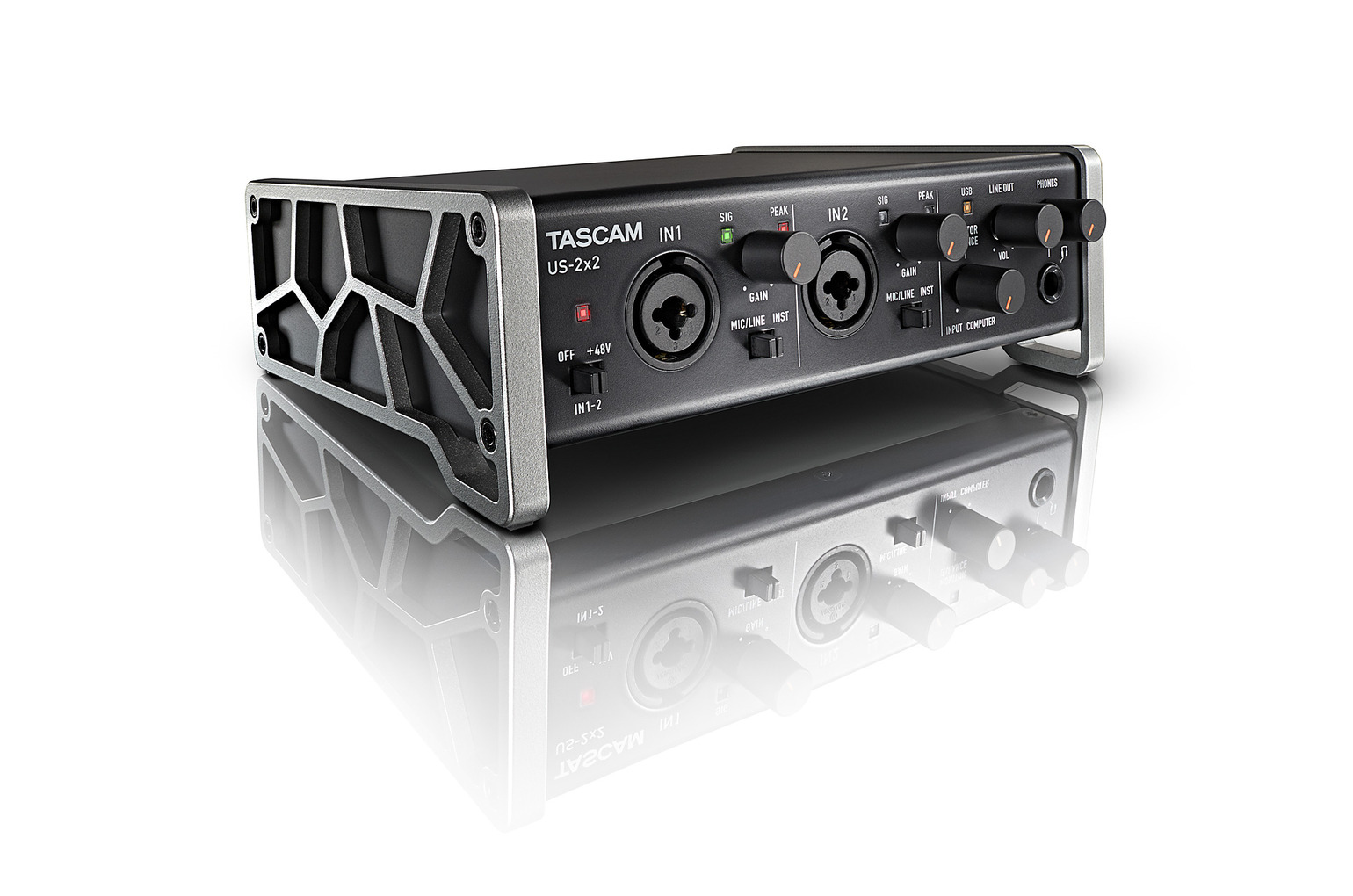 TASCAM US-2×2 USB Audio/MIDI Interface | AVC Group